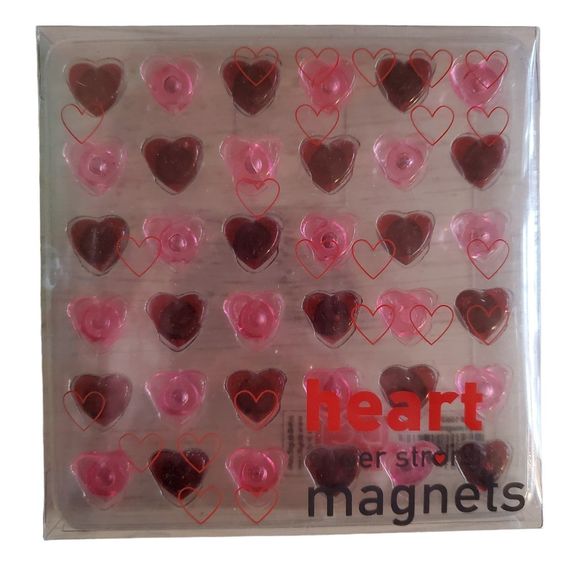 Accents | Heart Magnets Extra Strong Pink Red Valentines Day Wedding ...